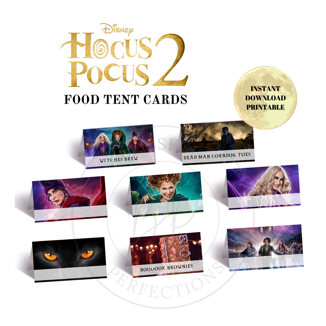 Hocus Pocus Food Tent Cards - Hocus Pocus Party Food Labels / Buffet C ...
